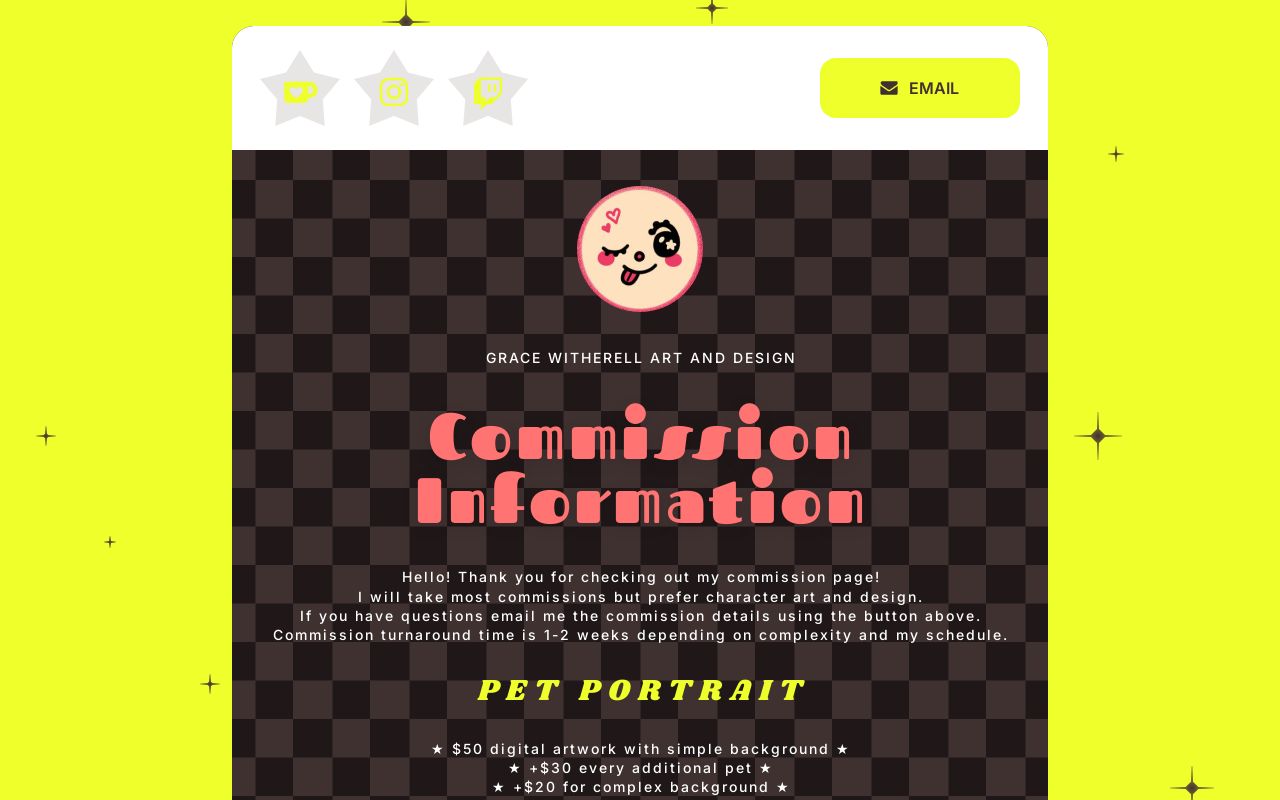 Grace Witherell Commission Info